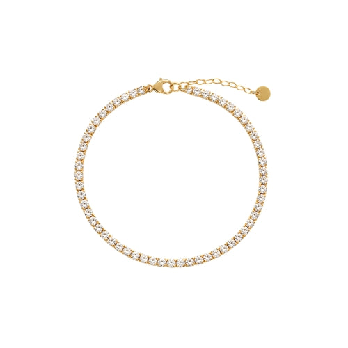 TENNIS BRACELET GOLD – Aglaea Jewellery